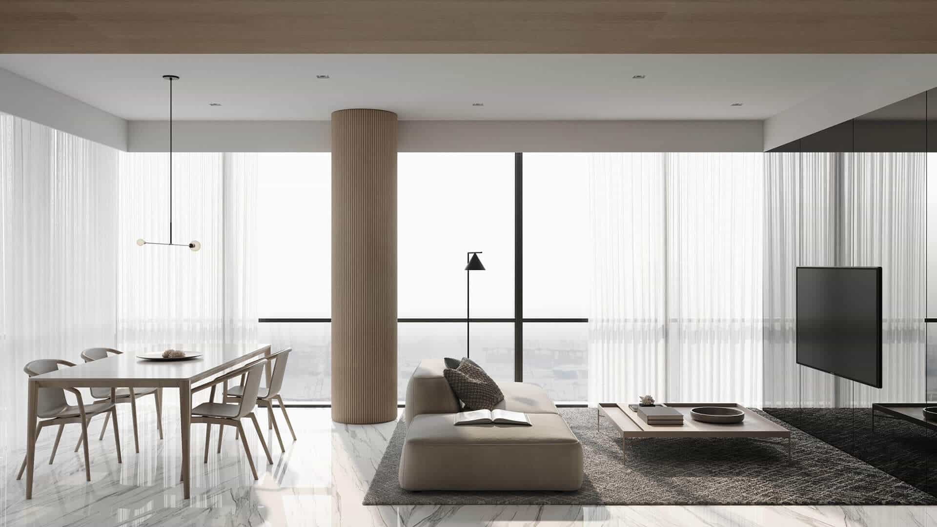 Proper lighting in the interior - Ind+Architects